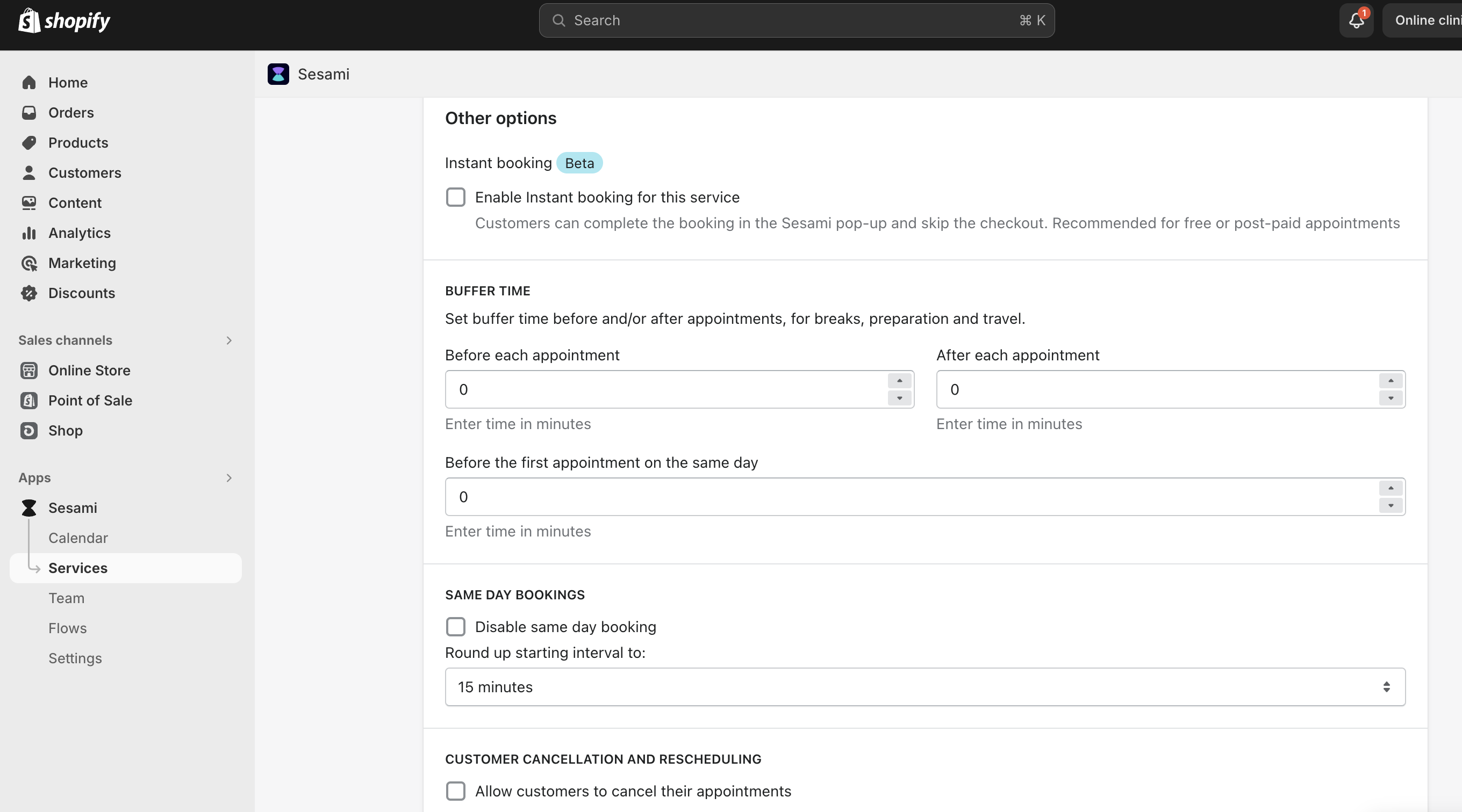 ShopifyとSesamiで予約機能を実現 | S3LAB
