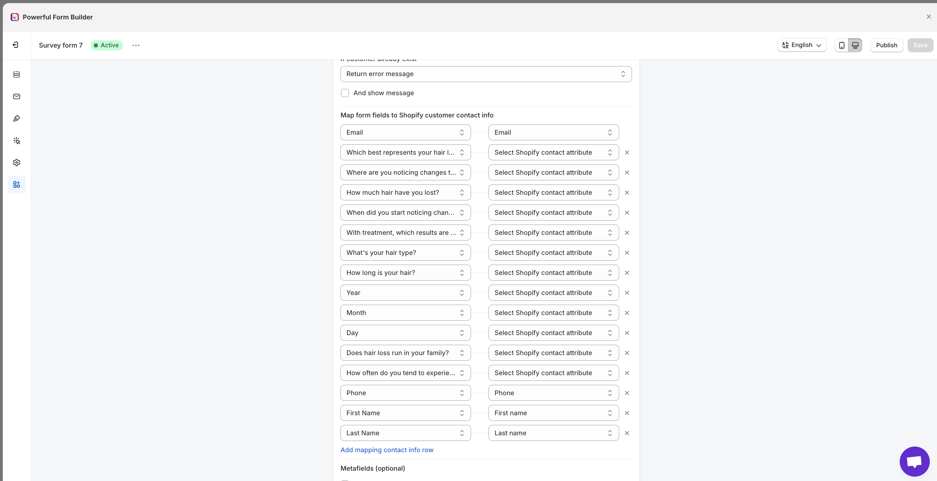 ShopifyとPowerful Contact Form Builderで問診票を実現 | S3LAB